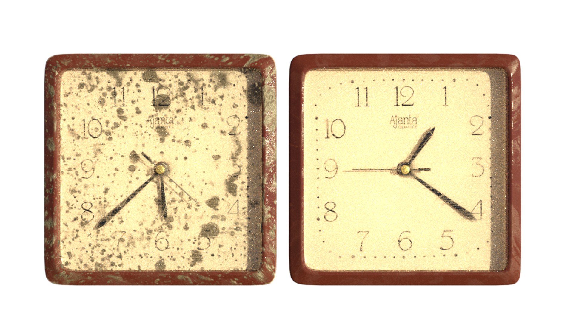 Wall Clock Model - TurboSquid 1376426