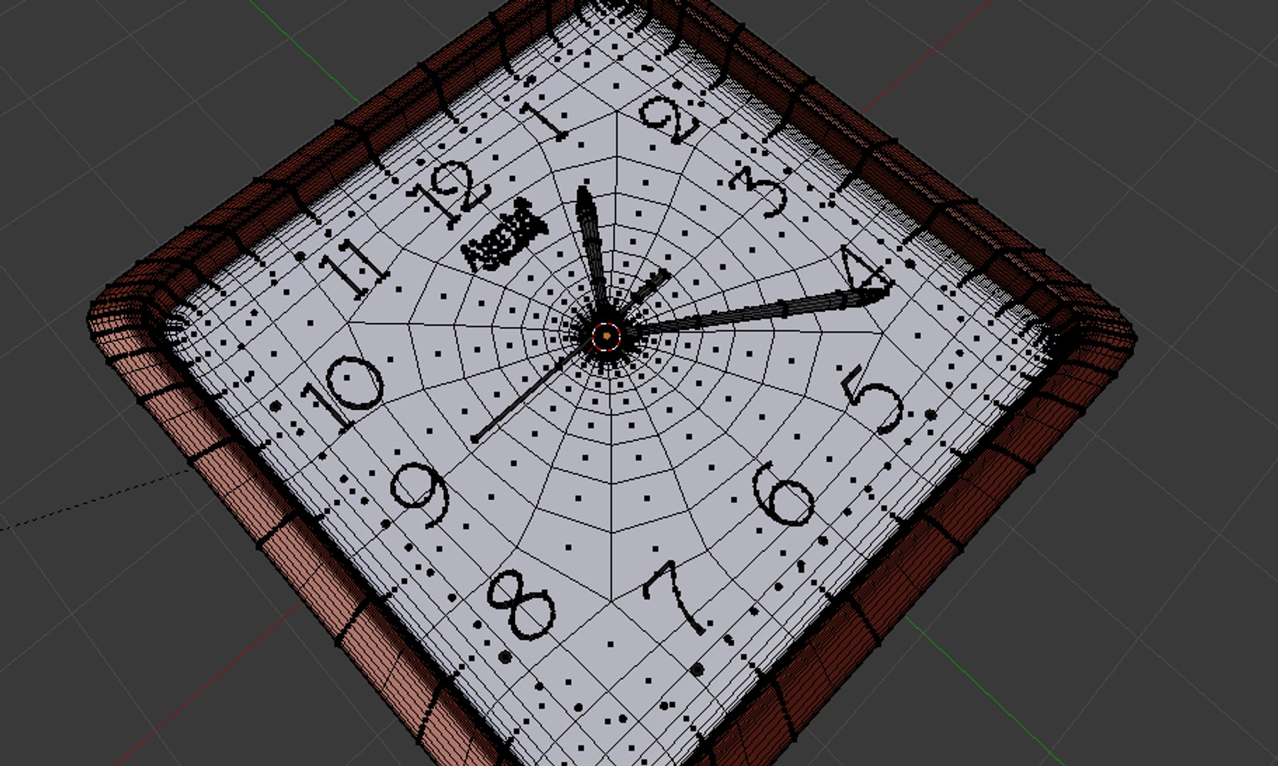 Wall Clock Model - TurboSquid 1376426