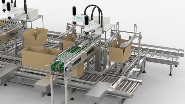 Food Packaging Production Line 3D model - TurboSquid 1939229