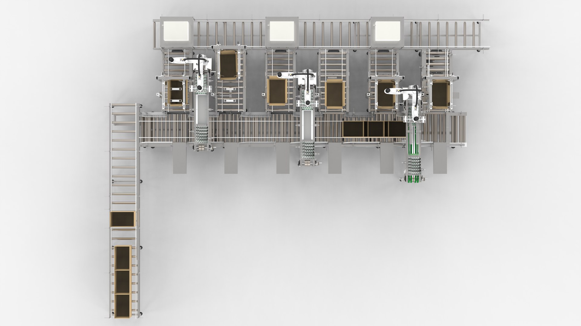 Food Packaging Production Line 3D Model - TurboSquid 1939229