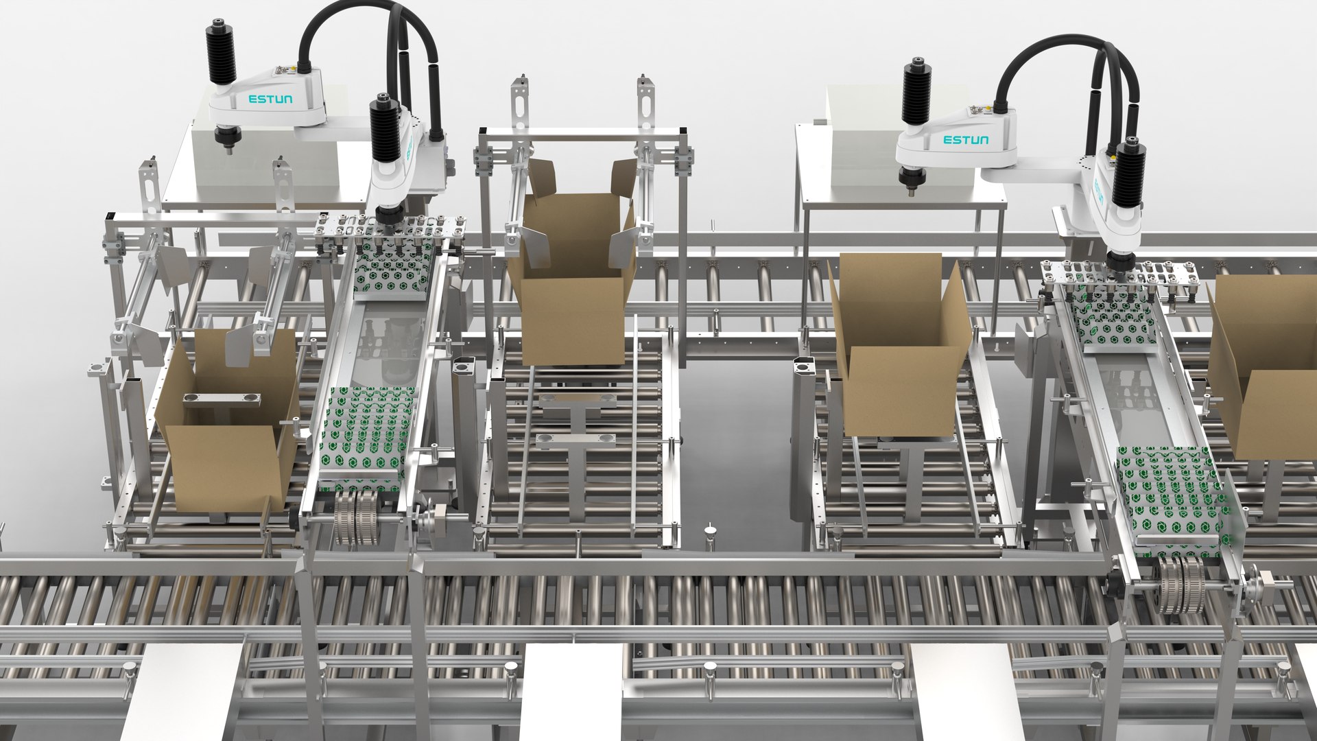 Food Packaging Production Line 3D Model - TurboSquid 1939229