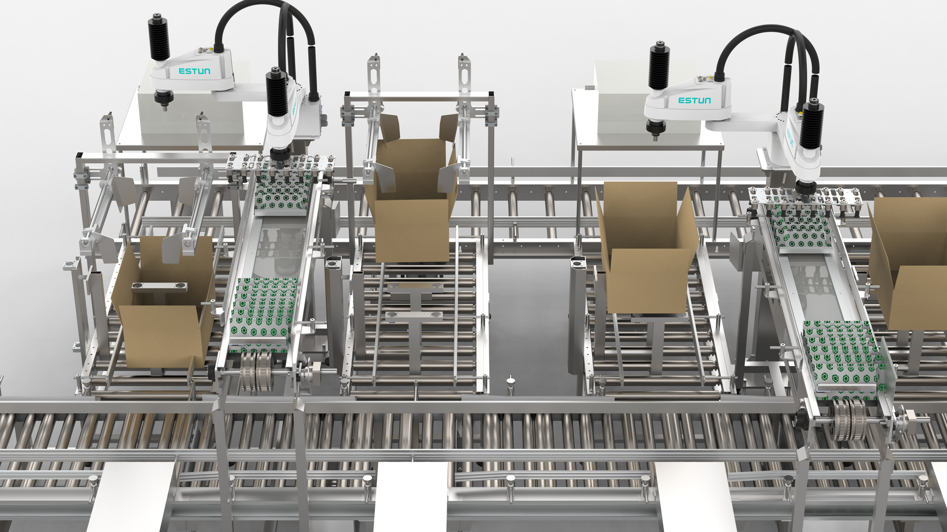 Food Packaging Production Line 3D model - TurboSquid 1939229