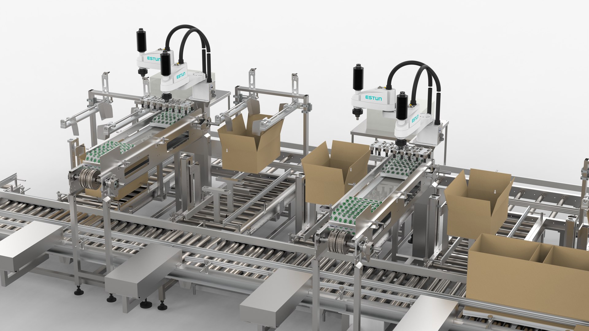 Food Packaging Production Line 3D Model - TurboSquid 1939229