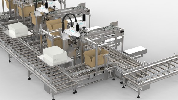 Food Packaging Production Line 3D model - TurboSquid 1939229