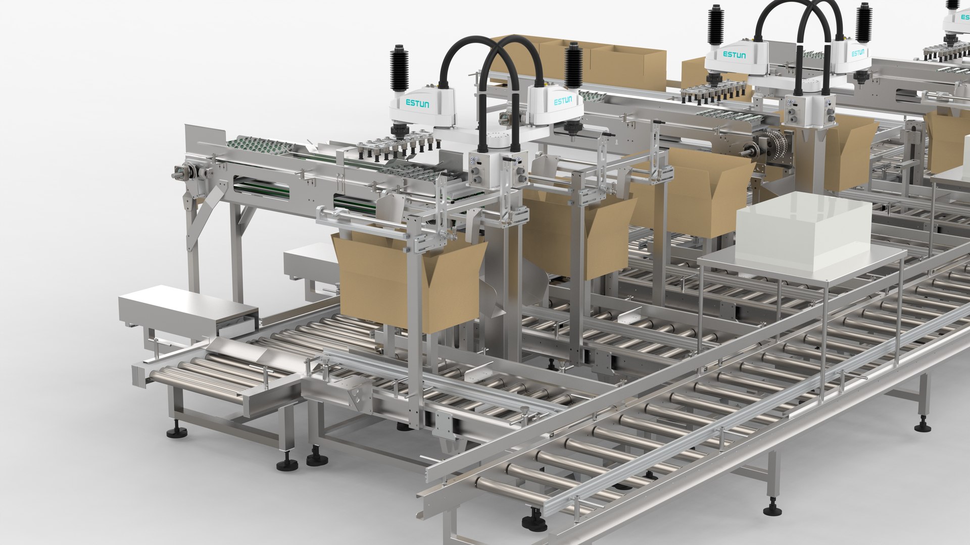 Food Packaging Production Line 3D Model - TurboSquid 1939229