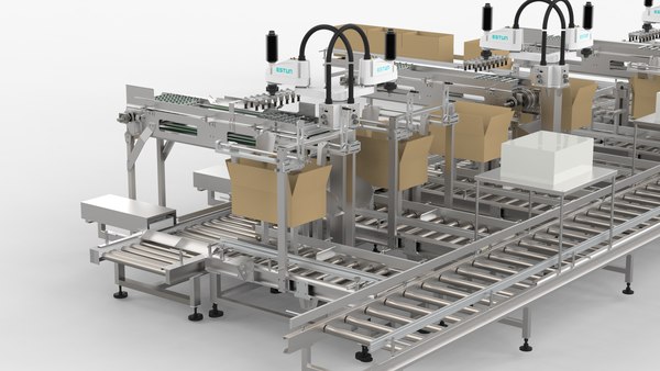 Food Packaging Production Line 3D model - TurboSquid 1939229