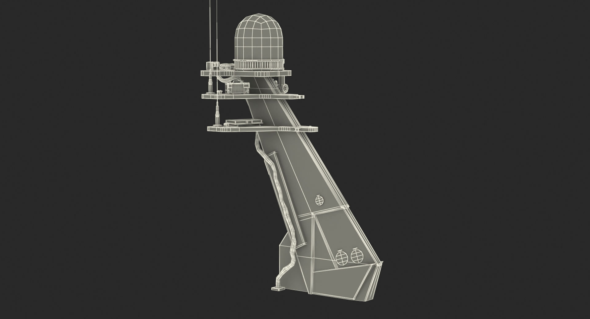 Antenna Mast 3D Model - TurboSquid 1367553