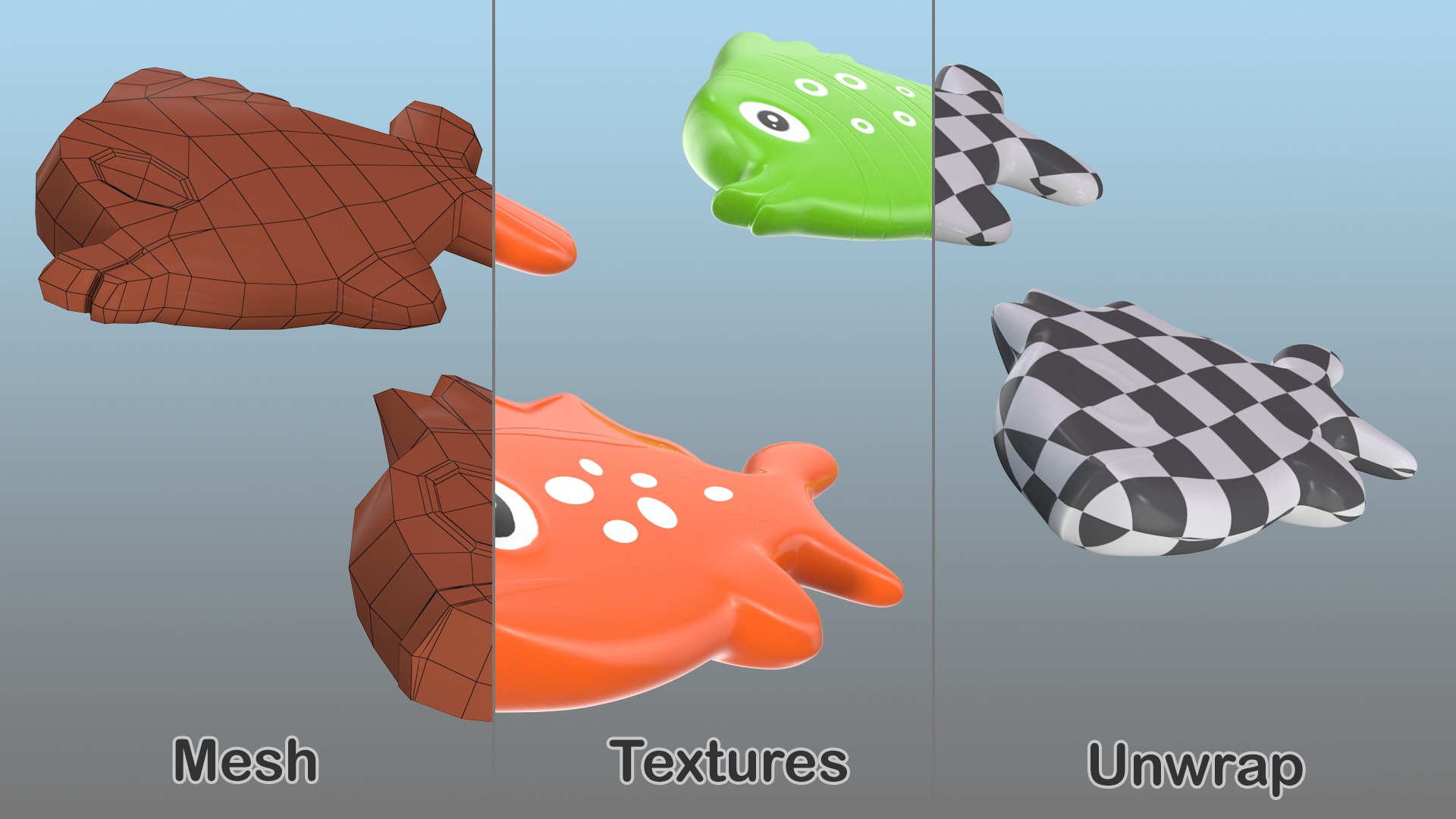 3D Small Fish Bath Toy Model - TurboSquid 1620797