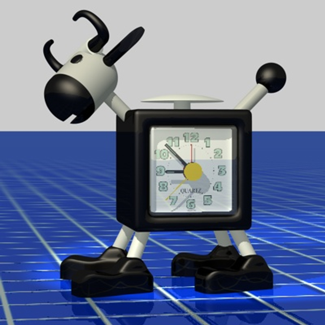 cinema4d cow clock