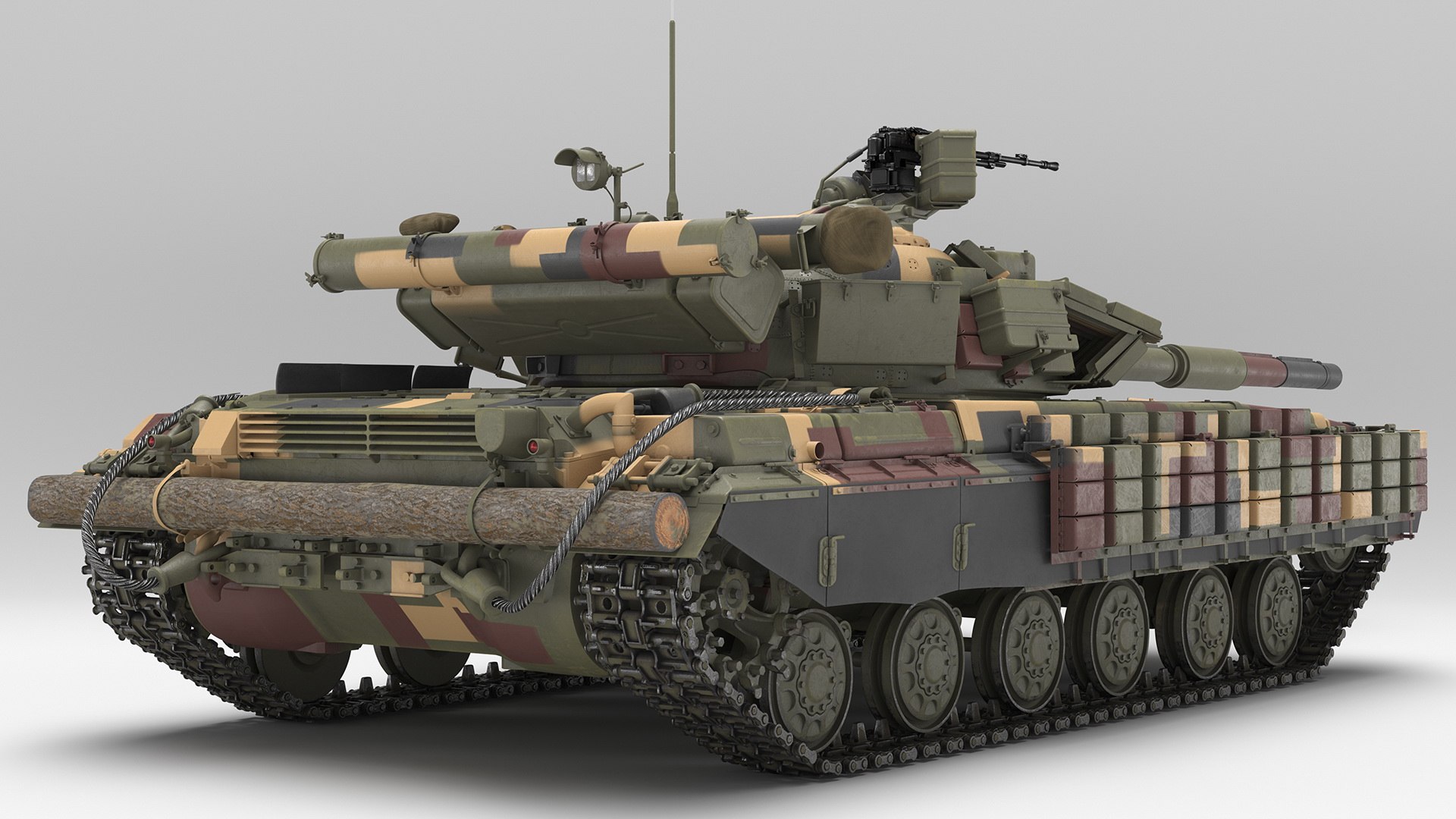 T64 BV Battle Tank Clean Rigged 3D model - TurboSquid 1981384