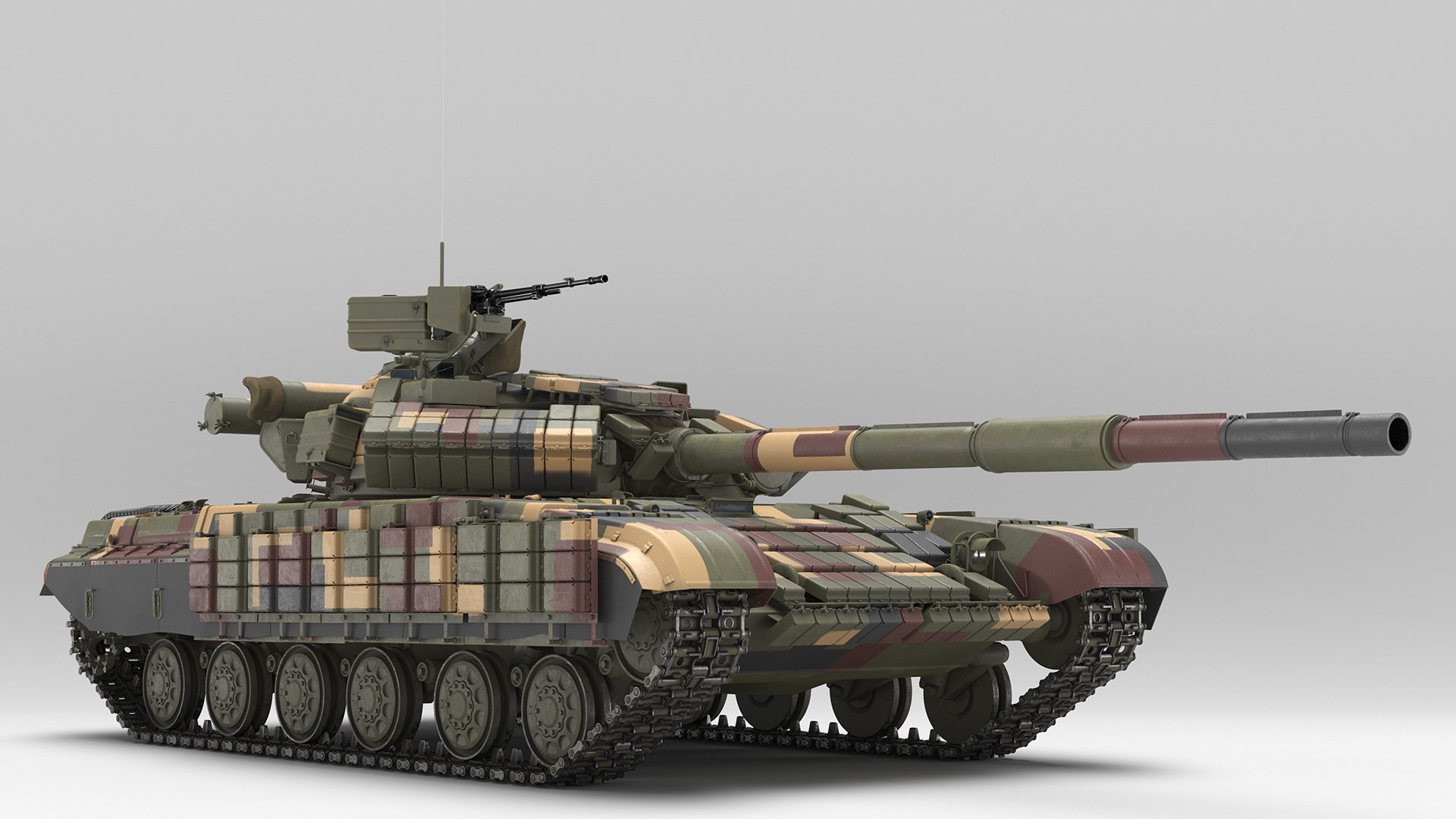 T64 BV Battle Tank Clean Rigged 3D model - TurboSquid 1981384