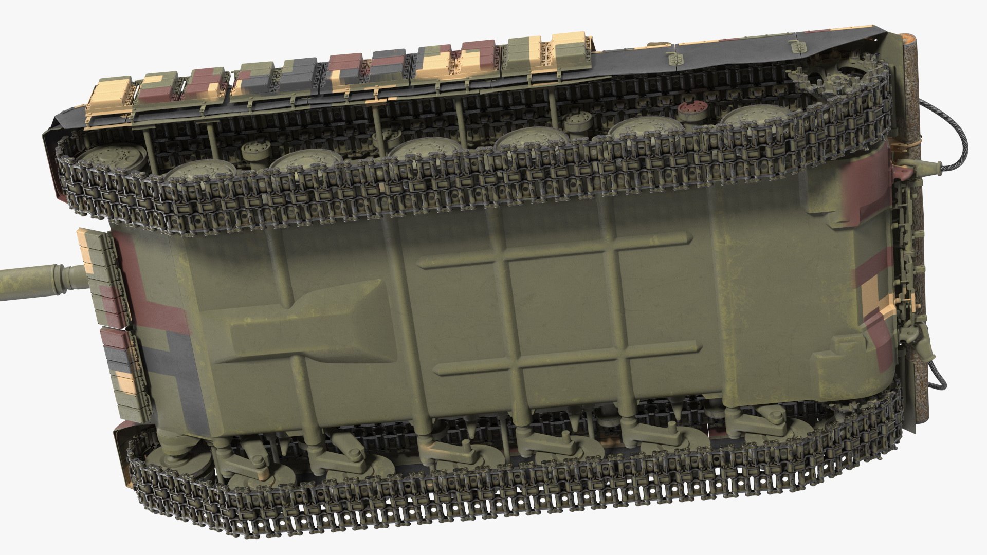 T64 BV Battle Tank Clean Rigged 3D model - TurboSquid 1981384