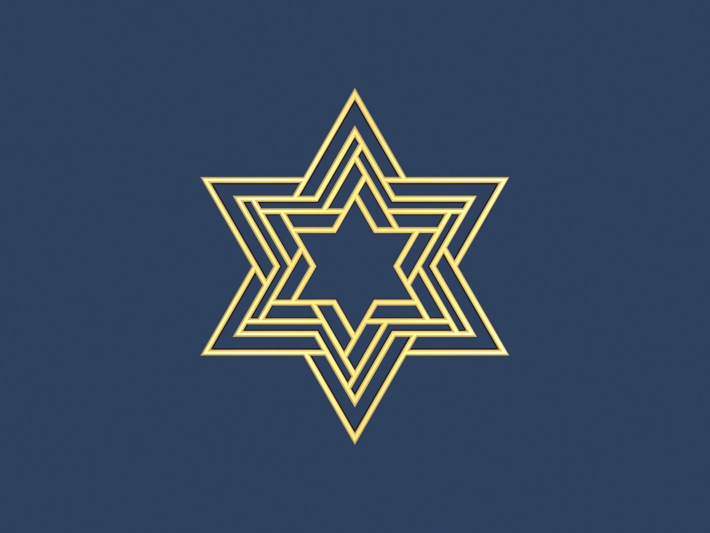 3D star david - TurboSquid 1429444