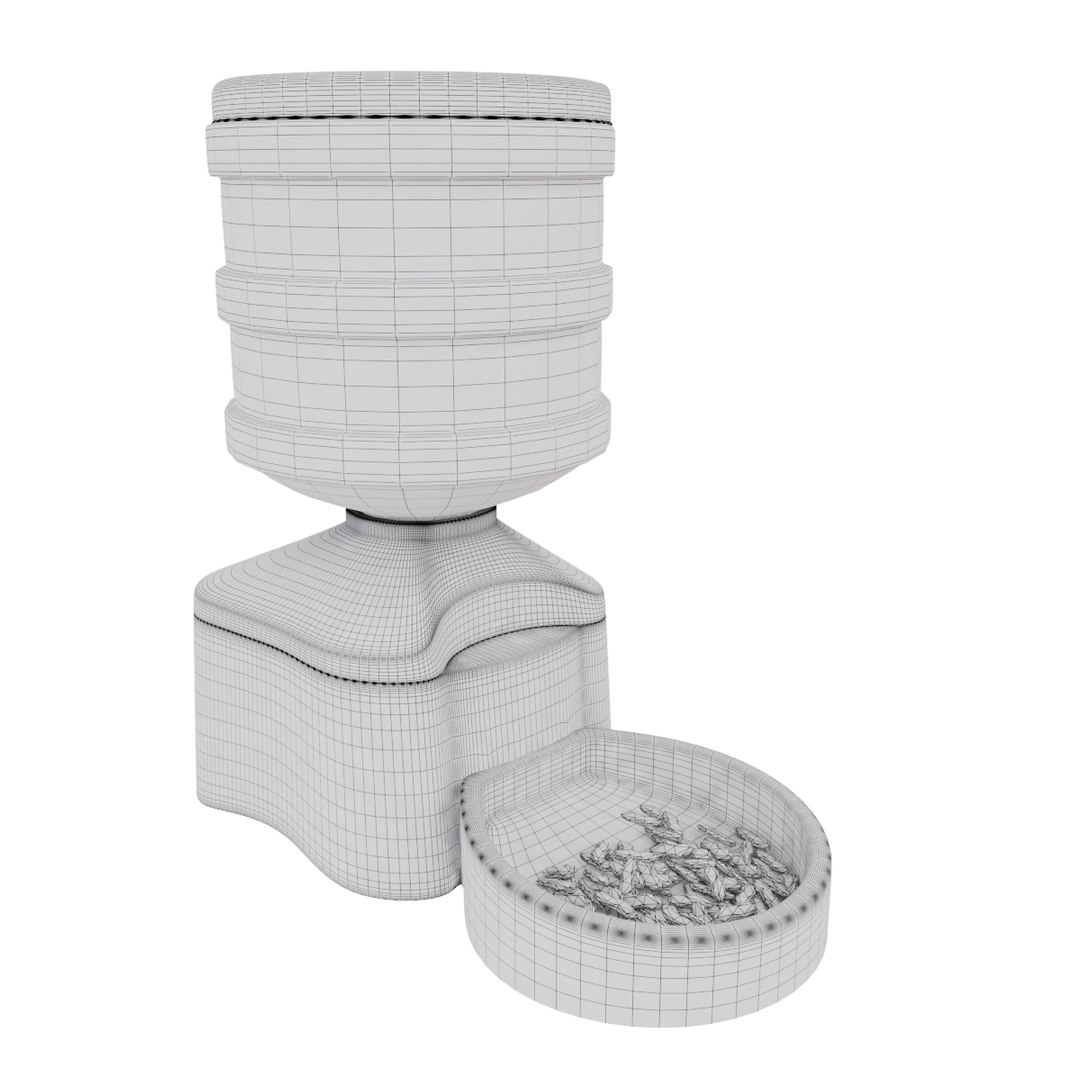 3D Pet Feeder Model - TurboSquid 1449523