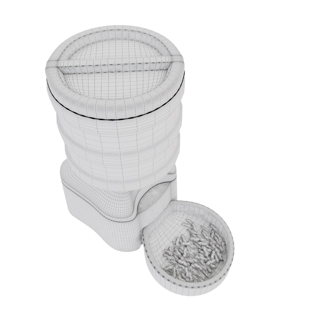 3D Pet Feeder Model - TurboSquid 1449523