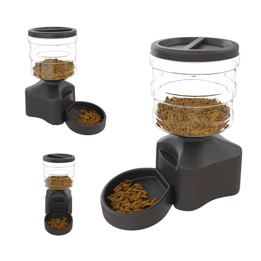 3D Pet Feeder Model - TurboSquid 1449523