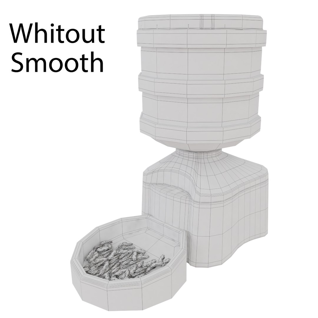 3D Pet Feeder Model - TurboSquid 1449523