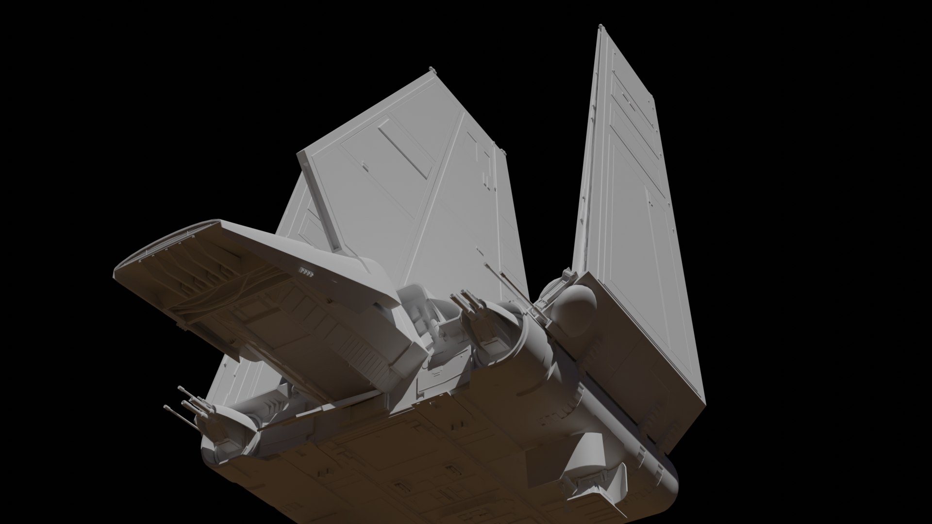 Star Wars Lambda Class T 4A Shuttle 3D Model - TurboSquid 2135270