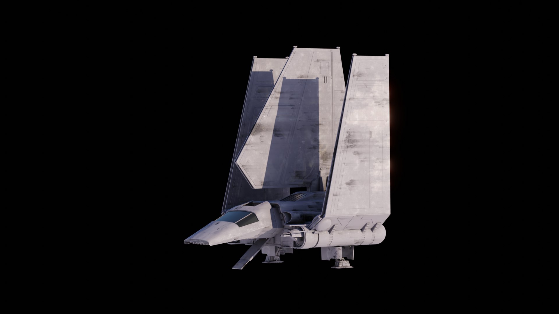 Star Wars Lambda Class T 4A Shuttle 3D Model - TurboSquid 2135270
