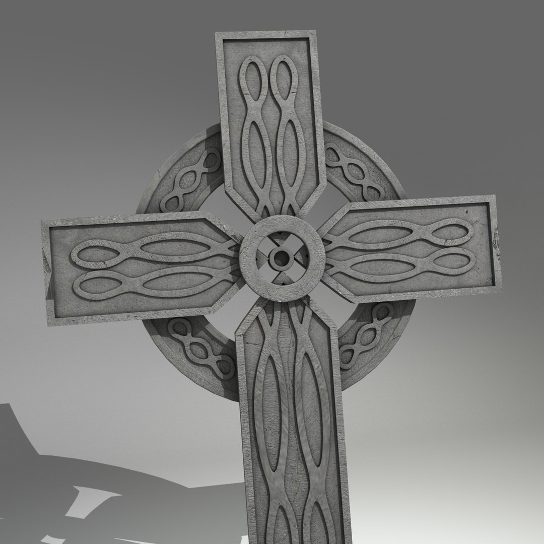 3d Model Unique Cross