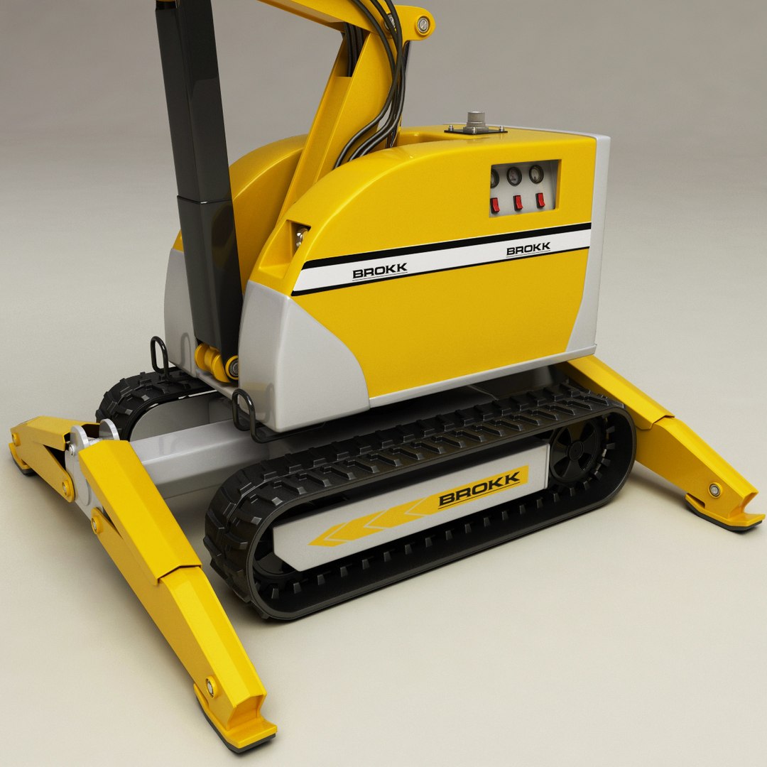 3ds Max Brokk Remote Controlled Demolition