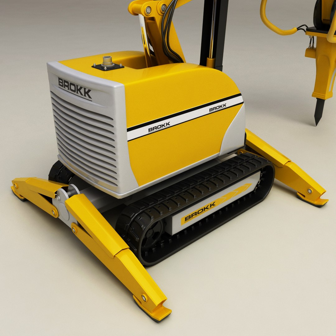 3ds Max Brokk Remote Controlled Demolition