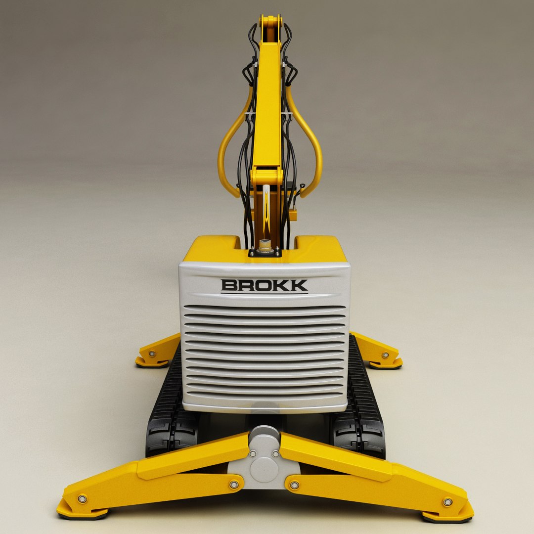 3ds Max Brokk Remote Controlled Demolition