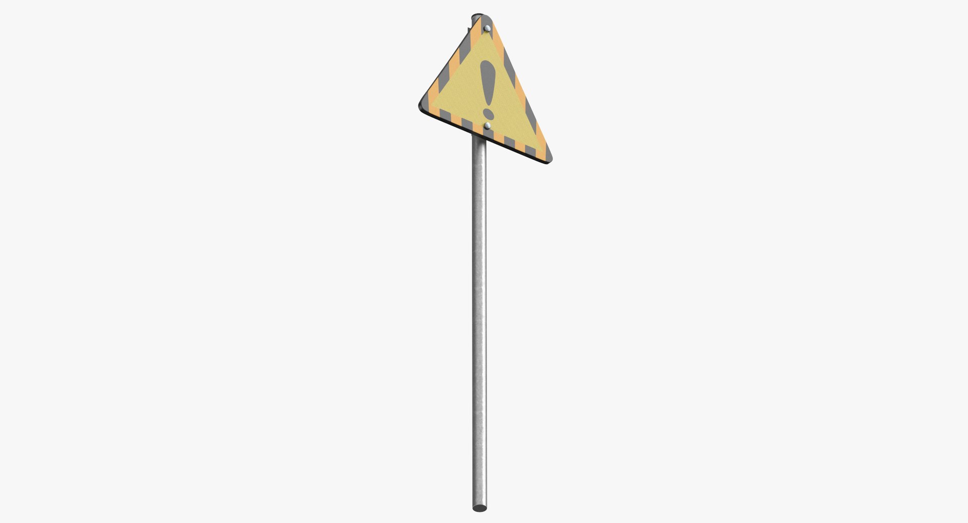 3D Construction Sign 05 Model - TurboSquid 1390986
