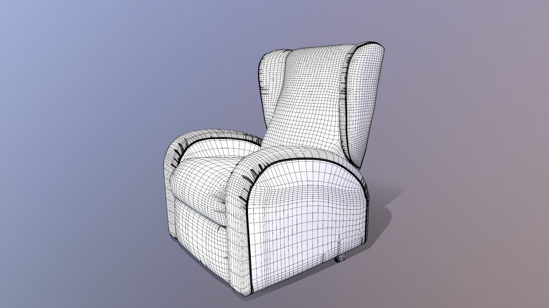 Recliner Chair 3D Model - TurboSquid 2247511