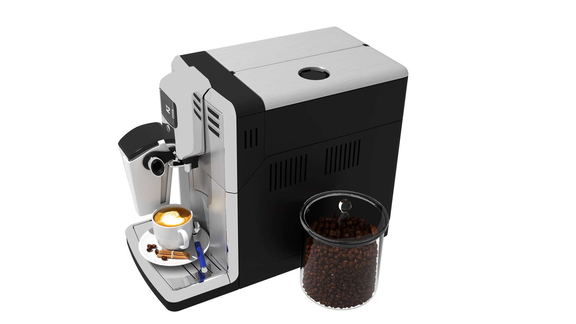 3D Model Of Coffee Machine 3D Model - TurboSquid 2289931