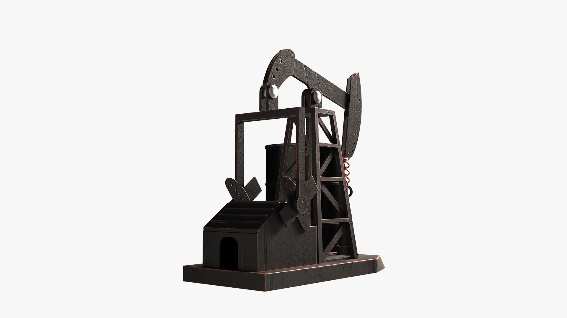3D Oil Rig Miniature Model - TurboSquid 2104584