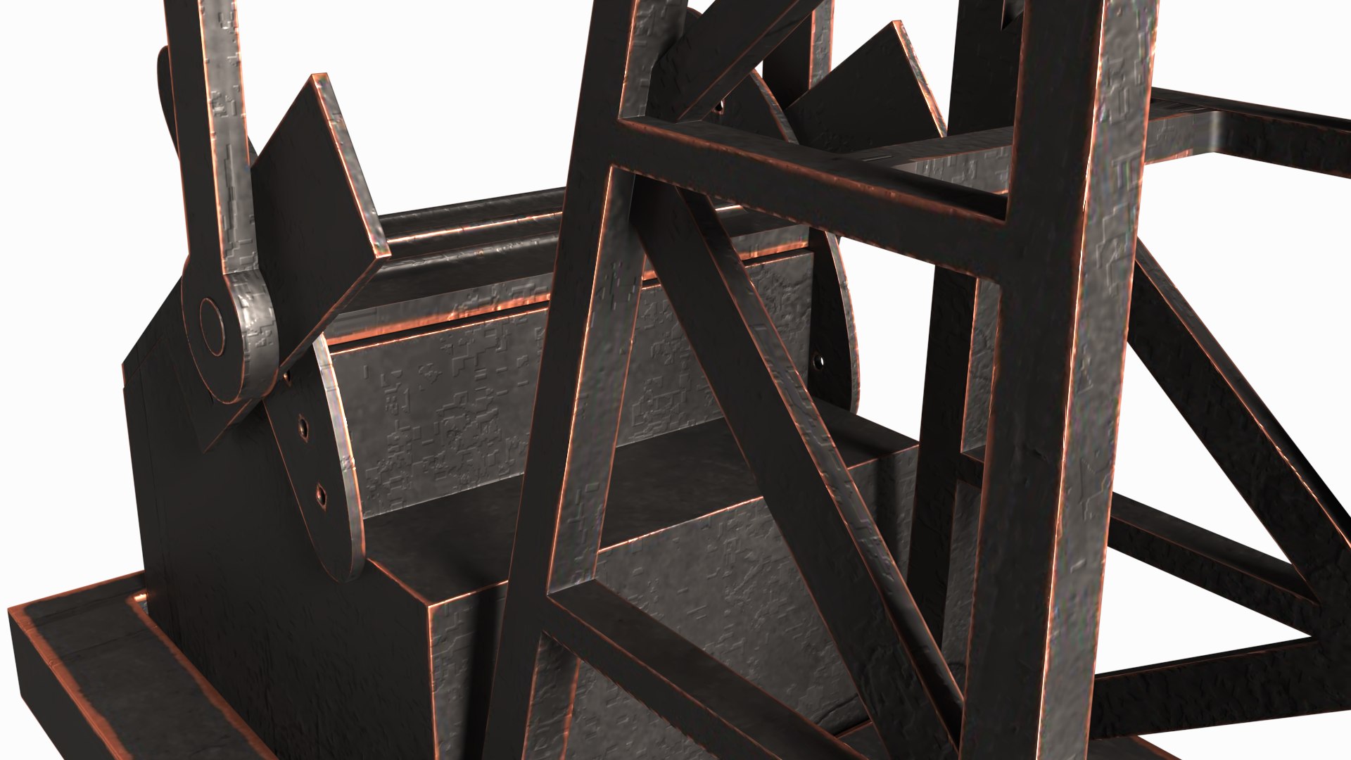 3D Oil Rig Miniature Model - TurboSquid 2104584