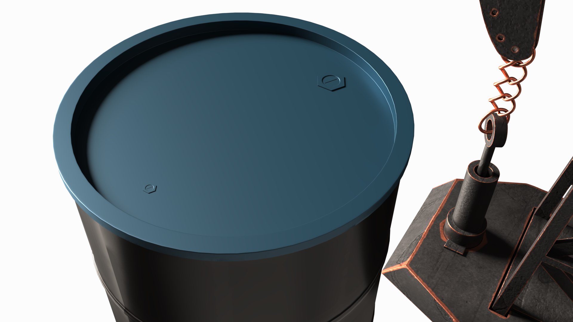 3D Oil Rig Miniature Model - TurboSquid 2104584