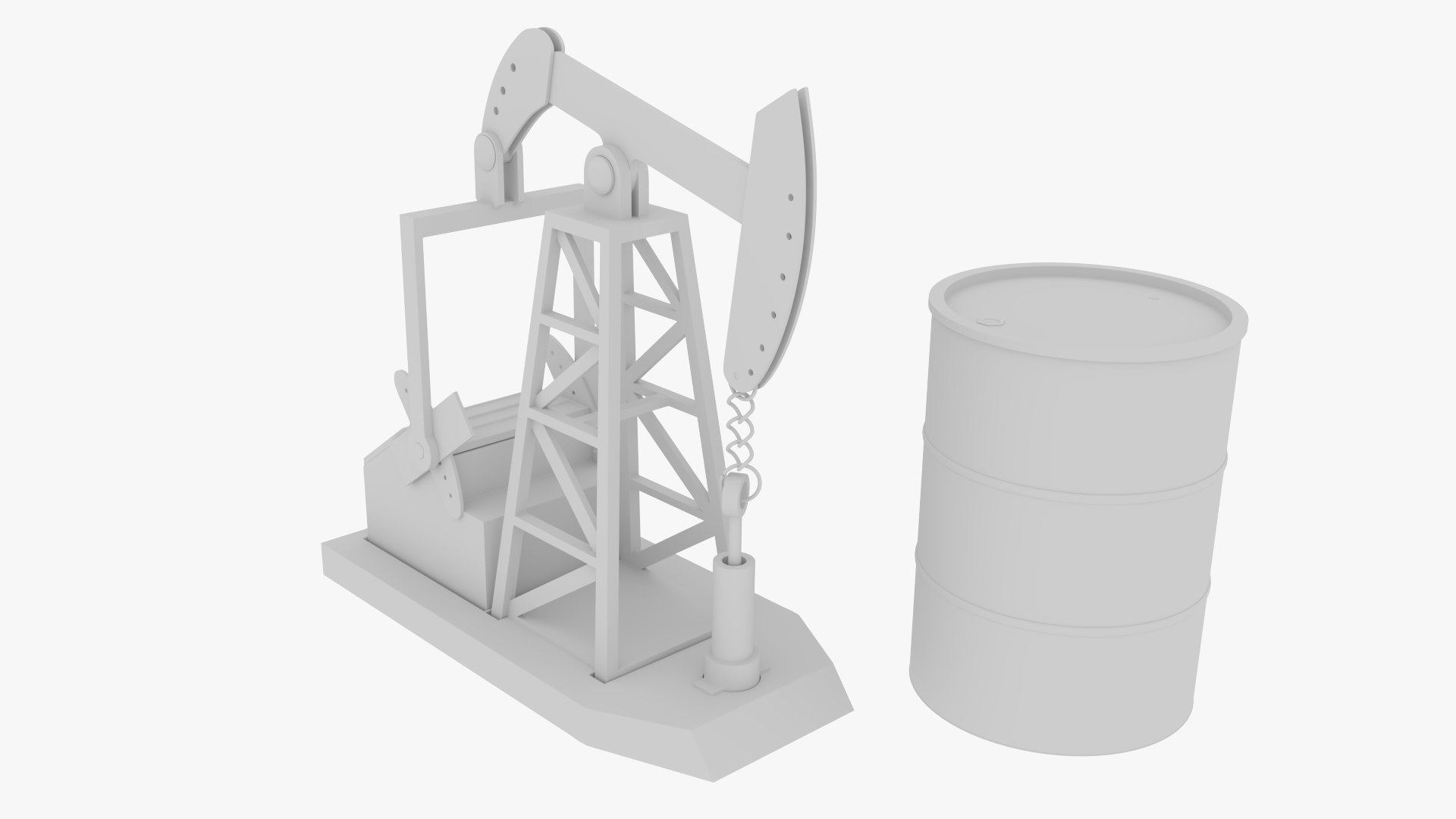 3D Oil Rig Miniature model - TurboSquid 2104584