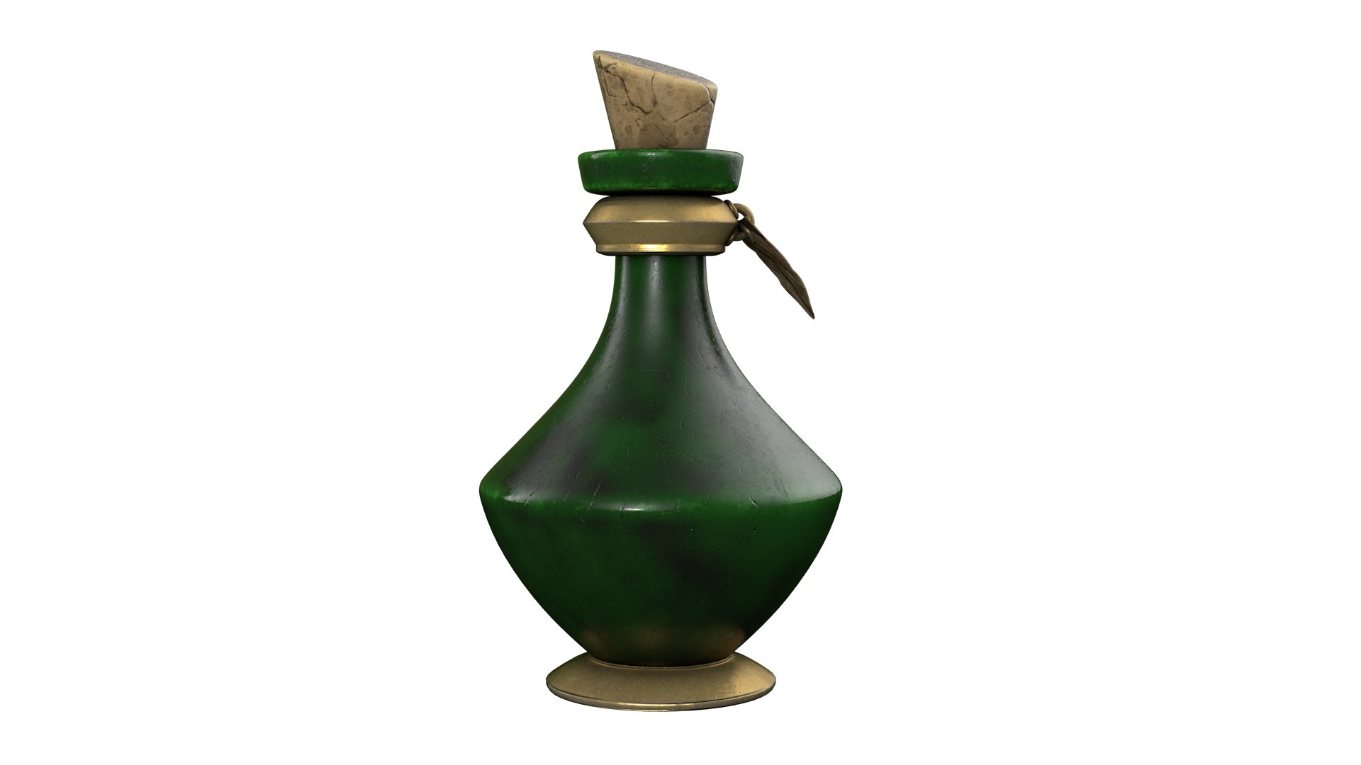 Cartoon Poison Bottle 3D Model - TurboSquid 2122535