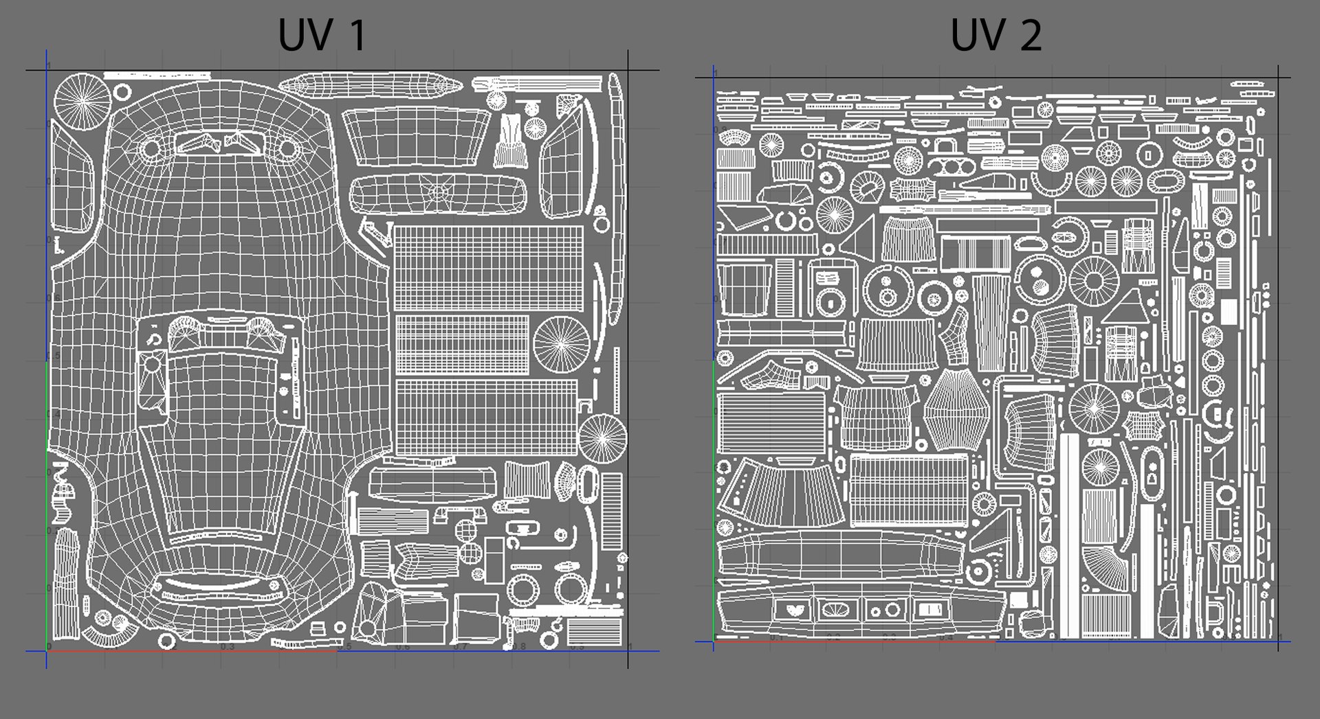 3D Modular Mustang Stylized Post Apocalyptic Vintage Cars Real Time ...