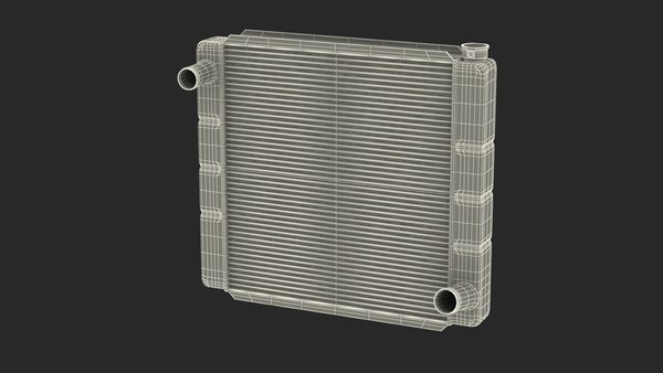 modelo 3d Radiador de aluminio para automóvil - TurboSquid 1930074