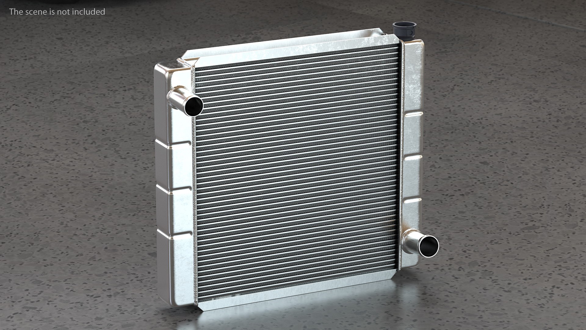 Car Aluminum Radiator 3D Model - TurboSquid 1930074