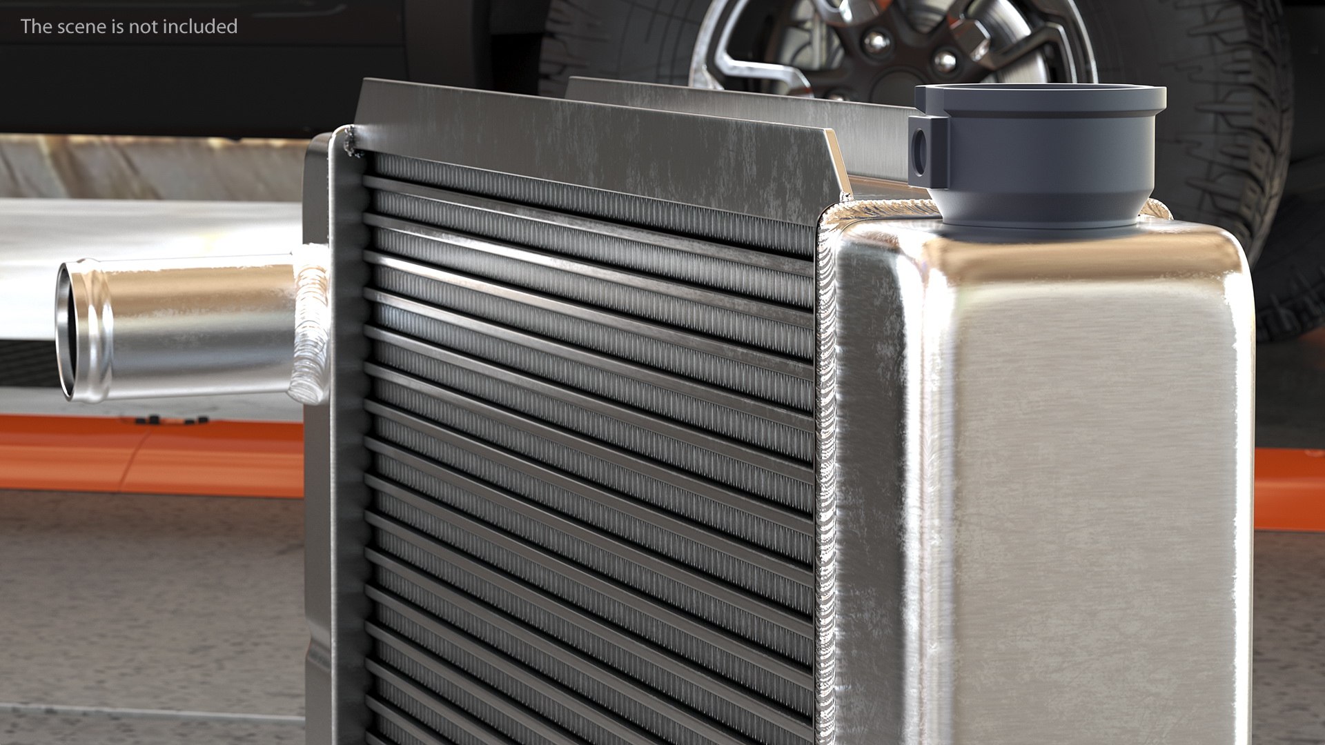 Car Aluminum Radiator 3D Model - TurboSquid 1930074