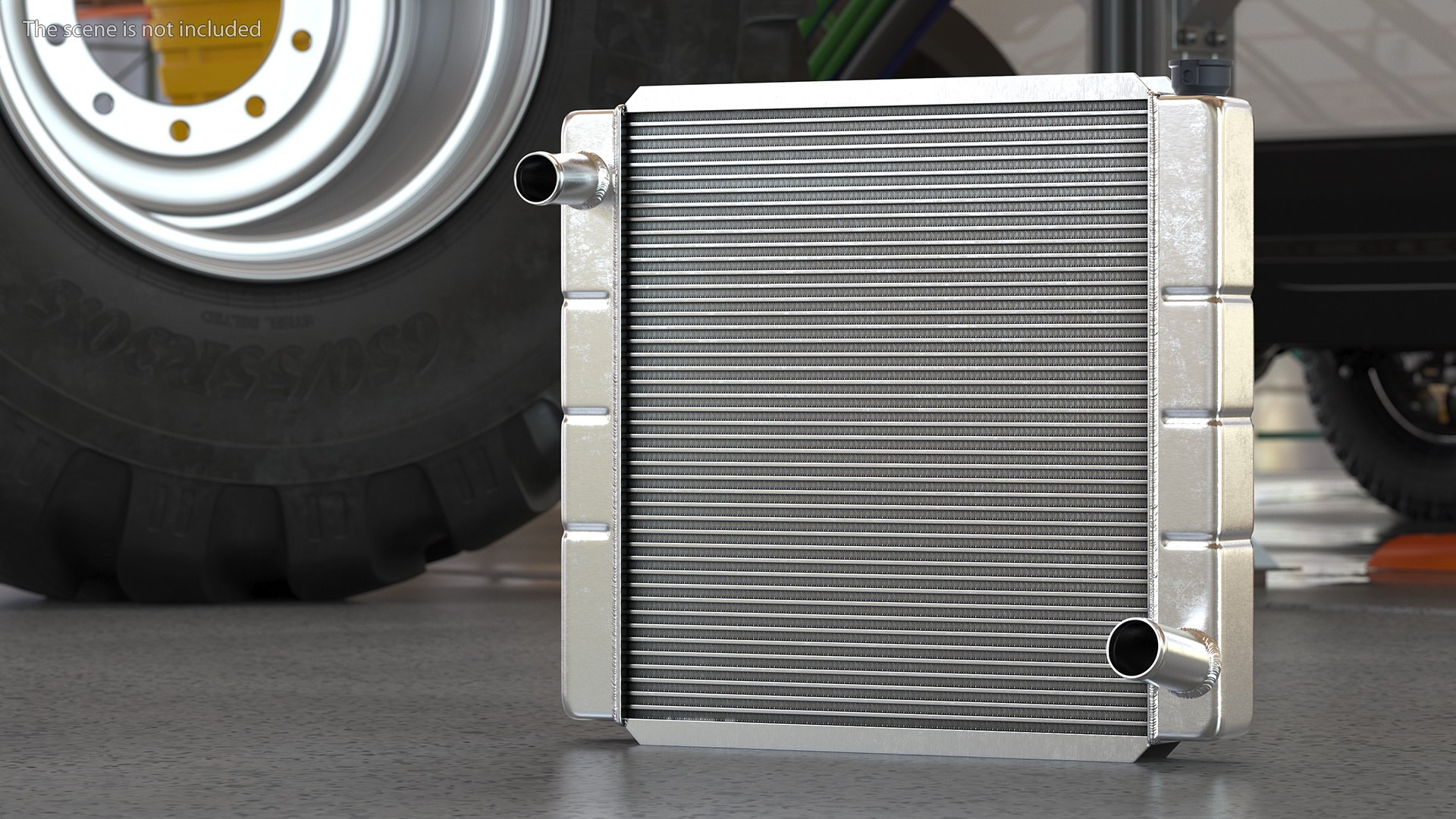 Car Aluminum Radiator 3D Model - TurboSquid 1930074