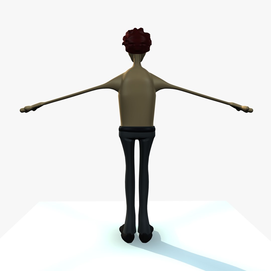 3d Robert Male Cartoon Character