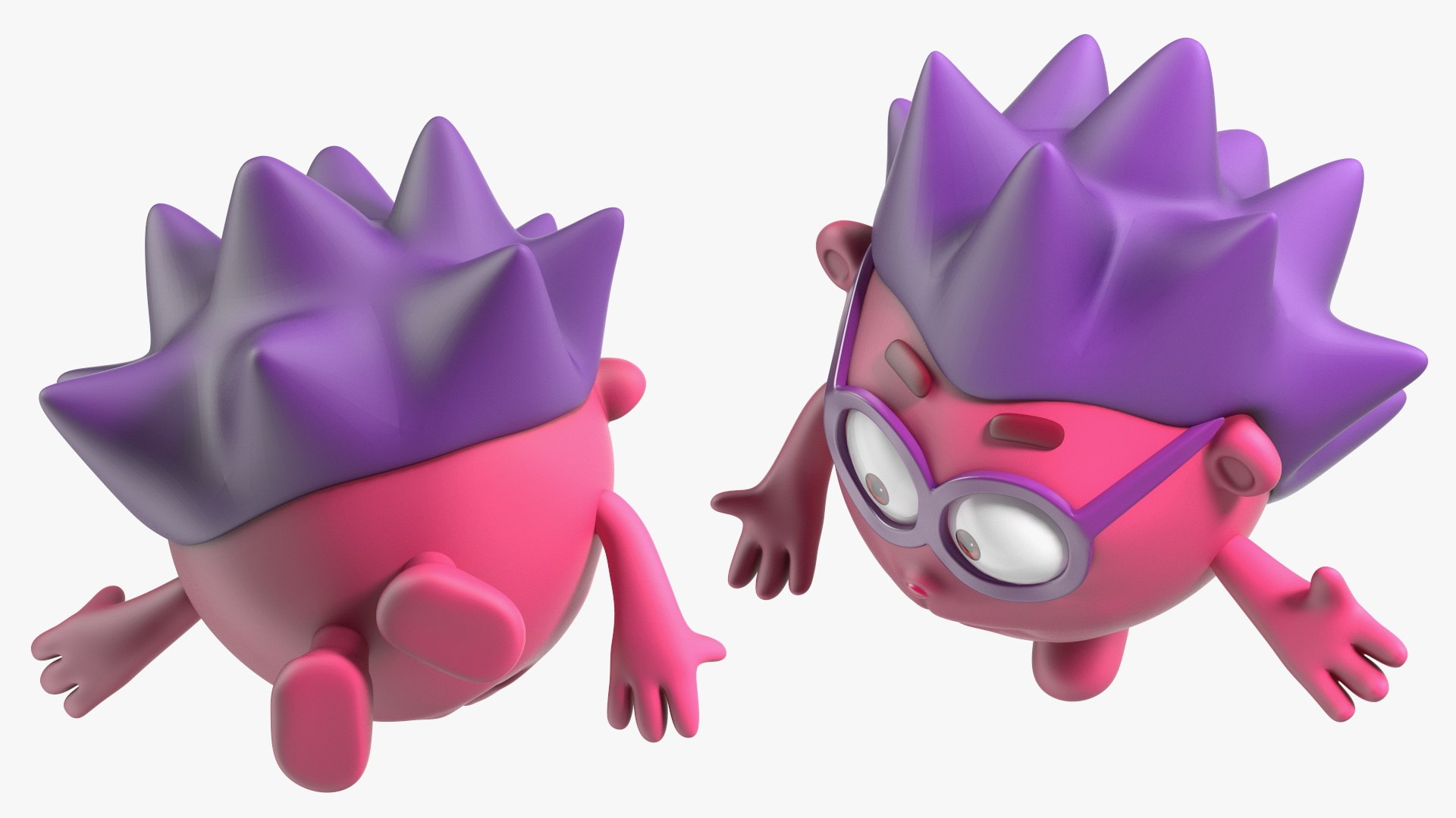 GoGoRiki Hedgehog Character Happy Pose 3D Model - TurboSquid 2121368