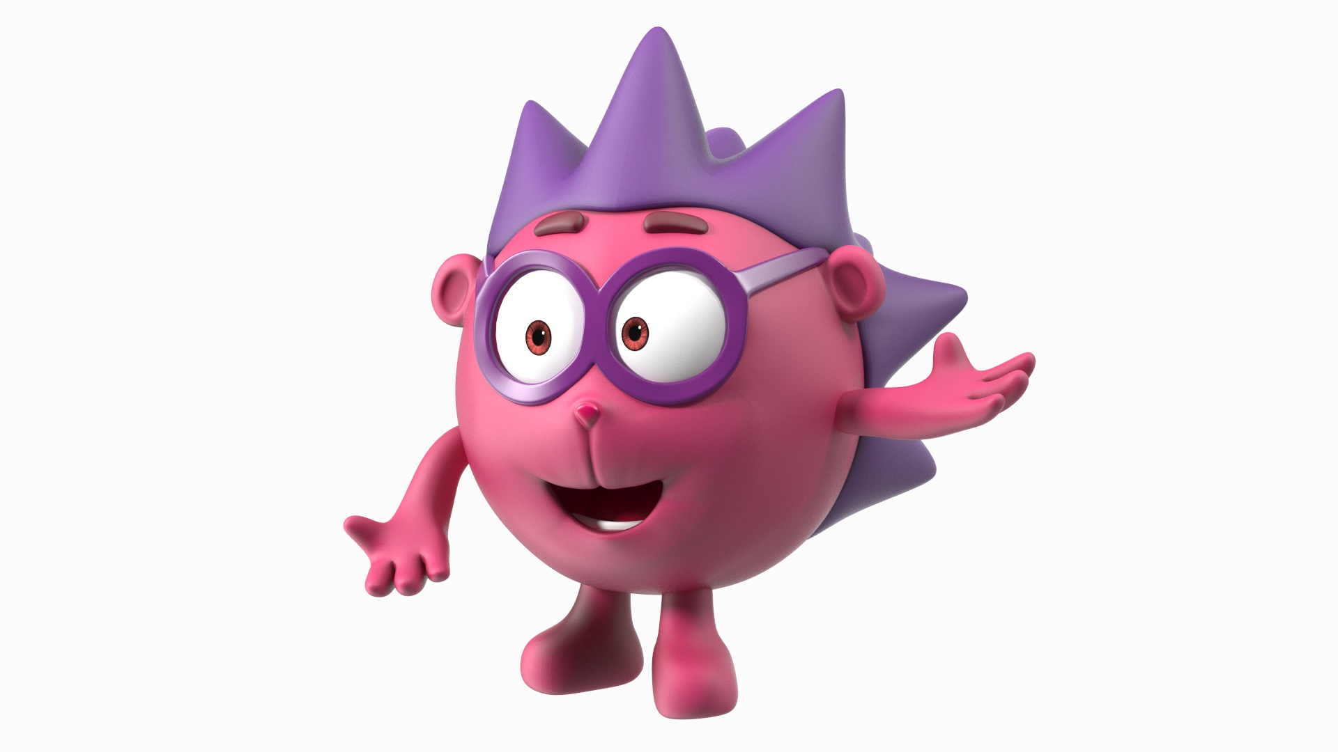 GoGoRiki Hedgehog Character Happy Pose 3D Model - TurboSquid 2121368