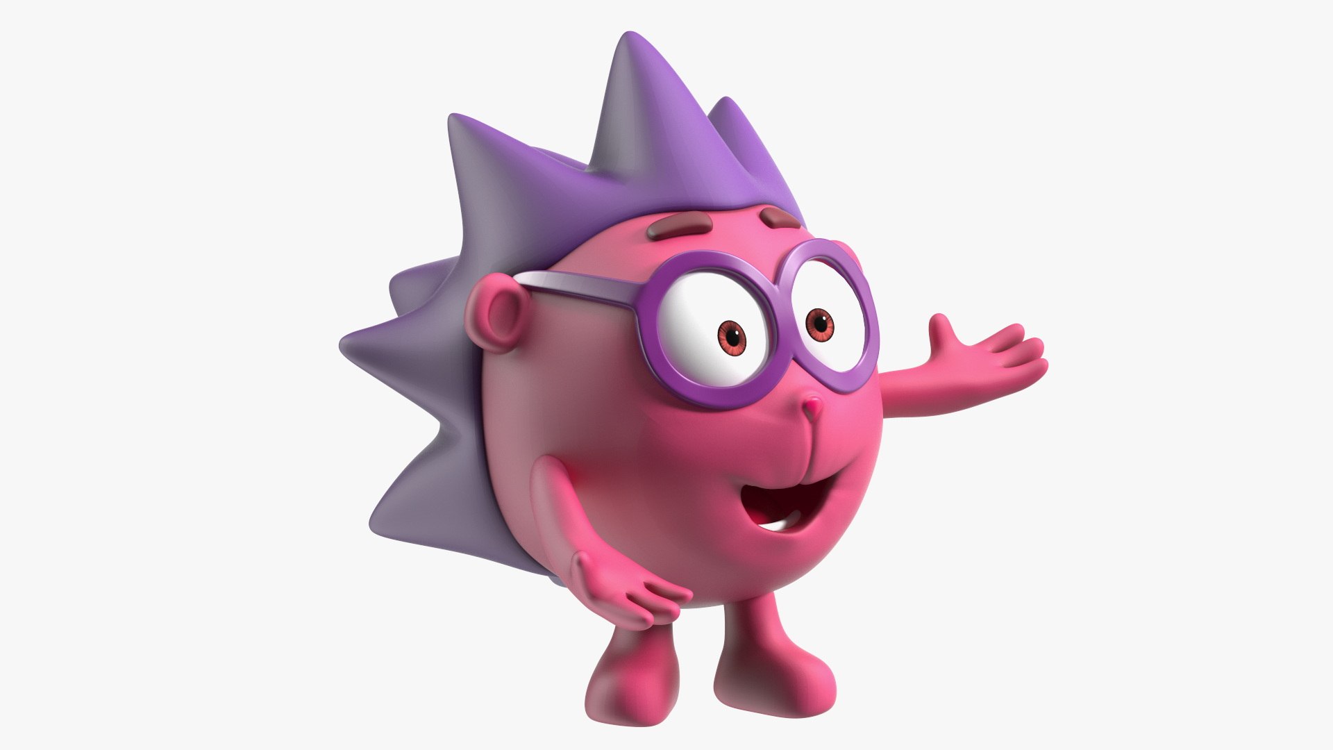 GoGoRiki Hedgehog Character Happy Pose 3D Model - TurboSquid 2121368