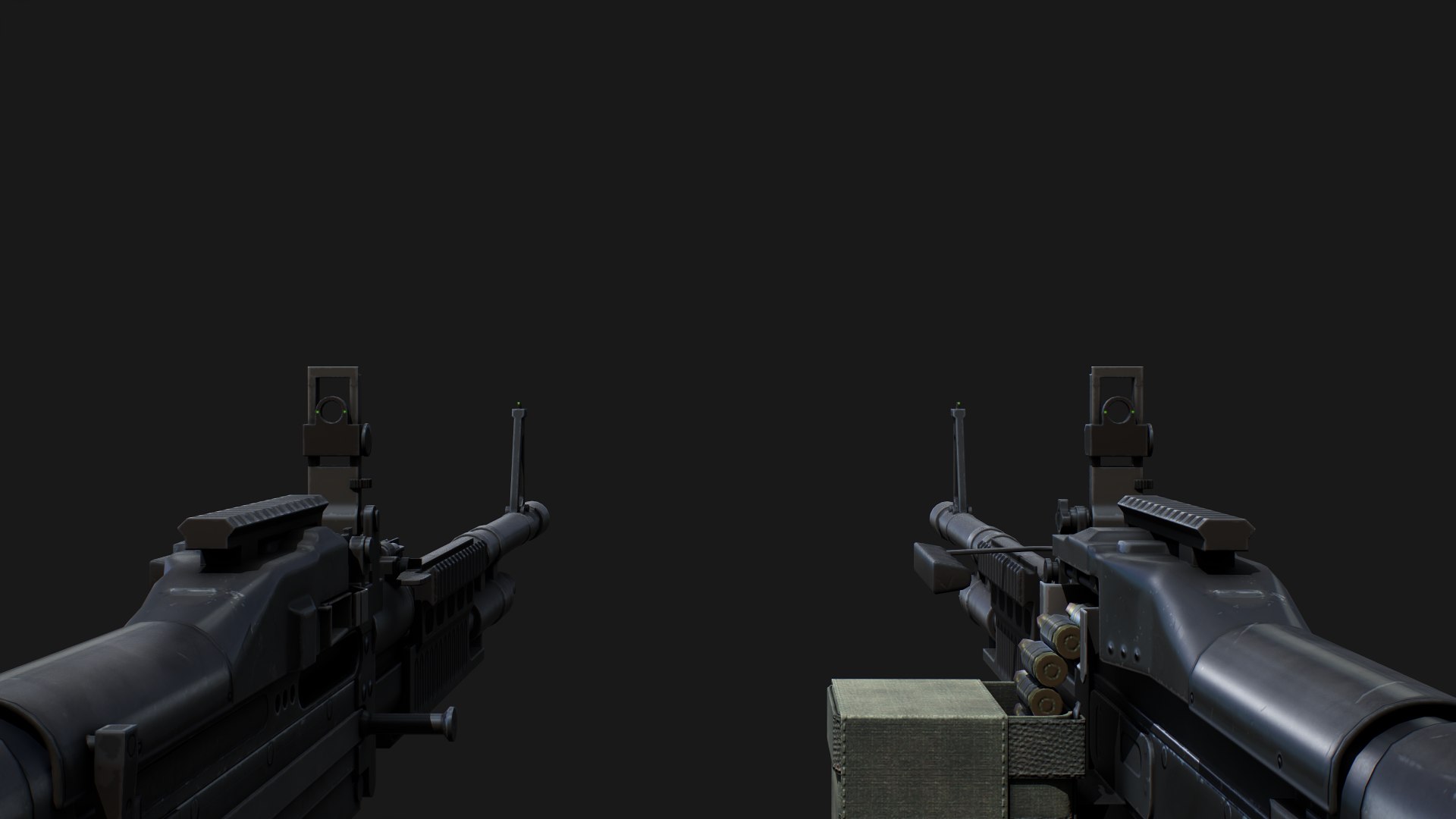 3D M60E4 Machine Gun - LowPoly Mobile Ready Model - TurboSquid 2067891