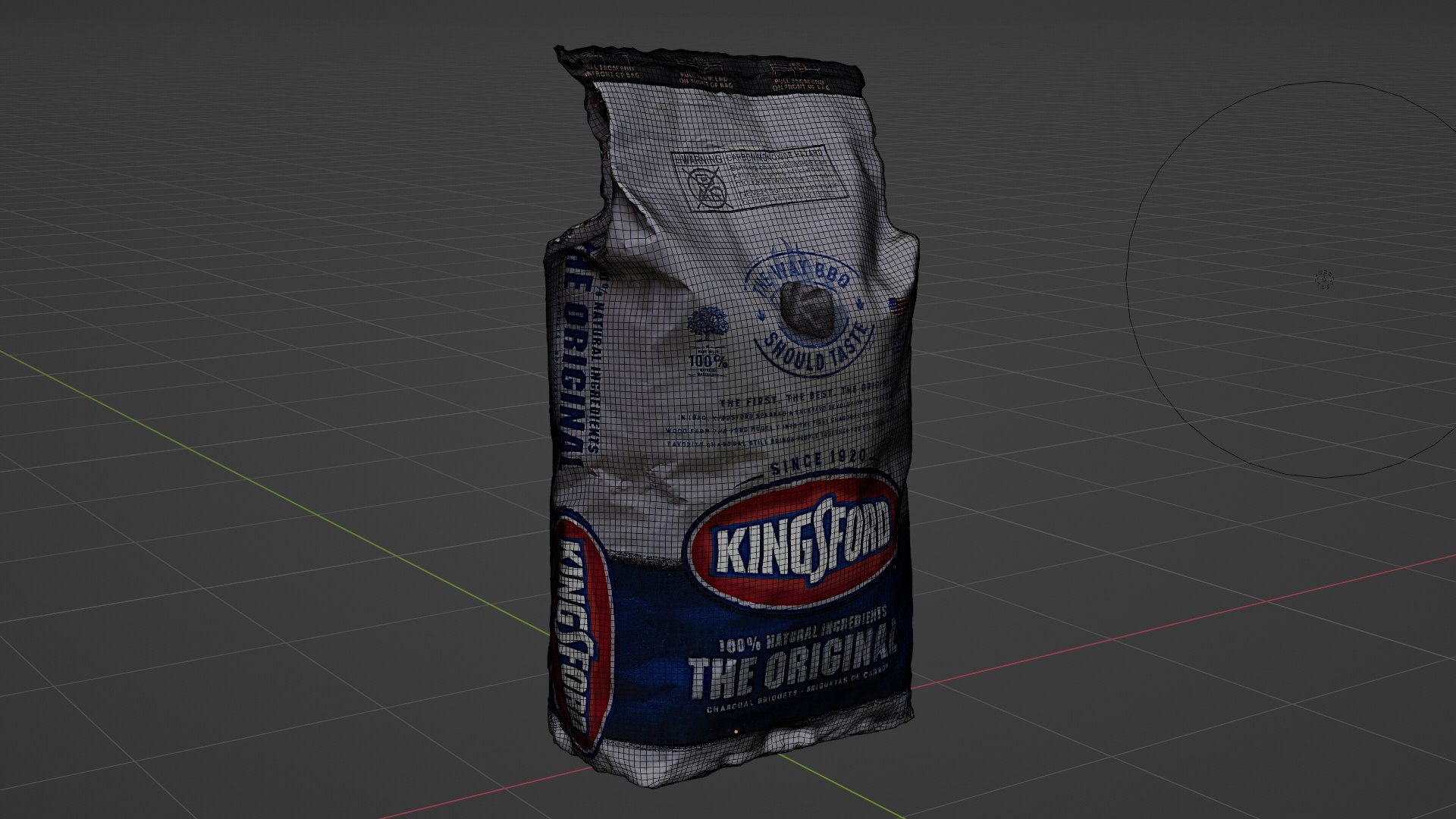 Bag Of Charcoal 3D Model - TurboSquid 1964447