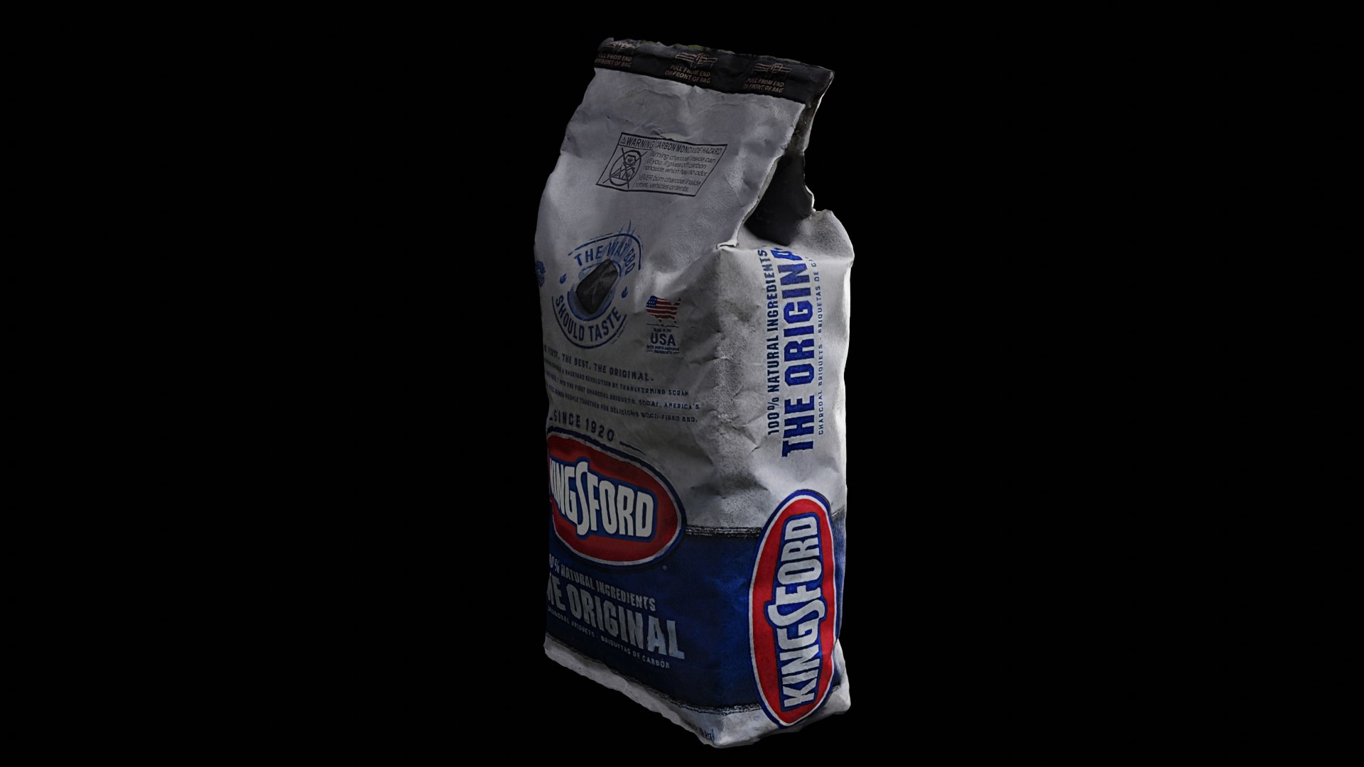 Bag Of Charcoal 3D Model - TurboSquid 1964447