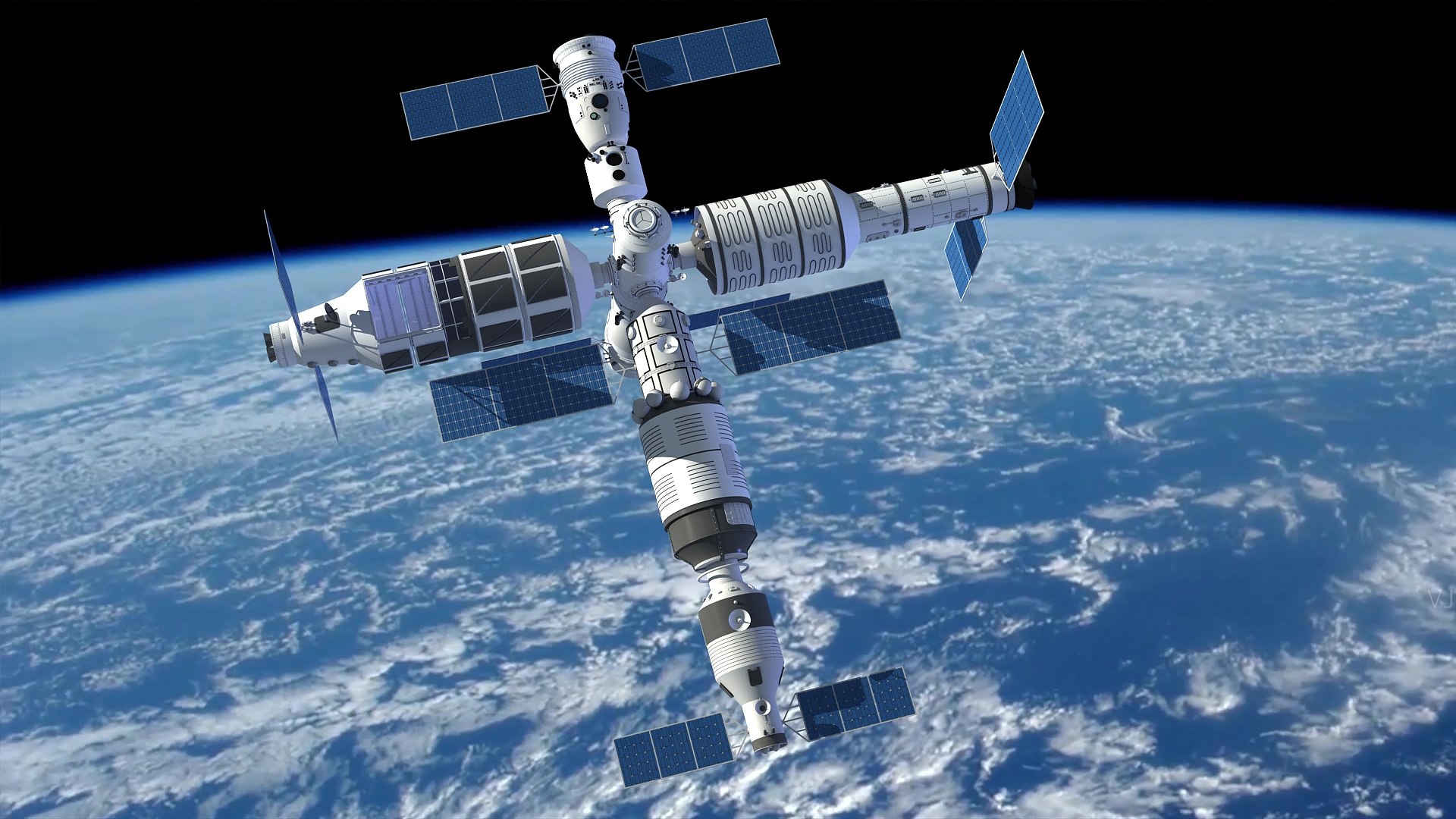 Space Station 3D Model - TurboSquid 1816457