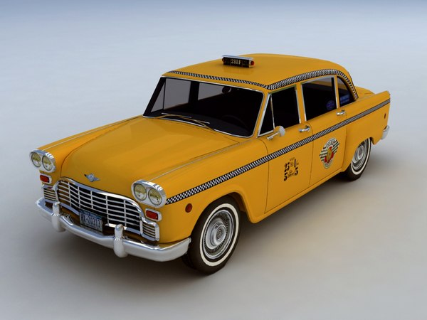 Checker Taxi 3D Models for Download | TurboSquid