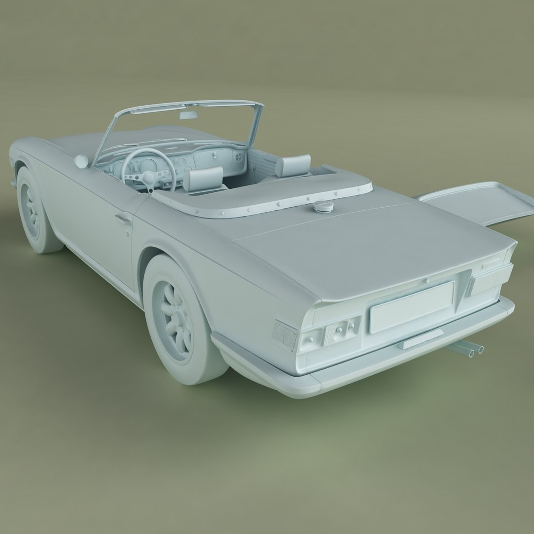 3D Model Triumph Tr6 - TurboSquid 1266824